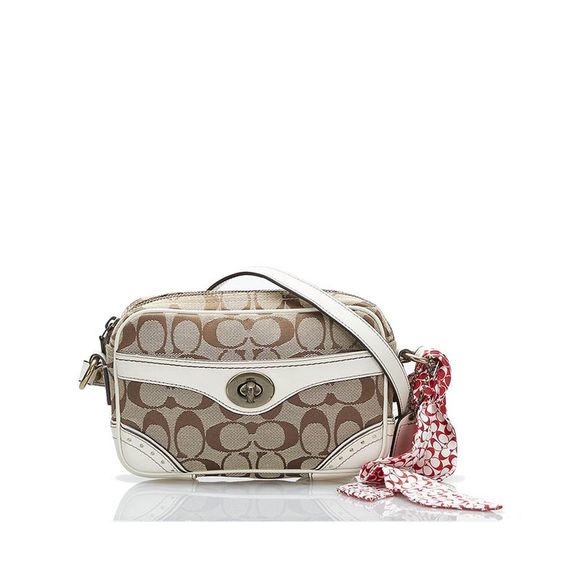 Coach | Bags | Coach Signature Canvas Camera Bag | Poshmark